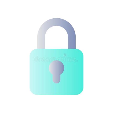 Locked Padlock Flat Gradient Color Ui Icon Stock Vector Illustration Of Element Icon 251934888