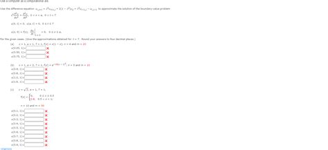 Solved Use A Computer As A Computational Aid Use The