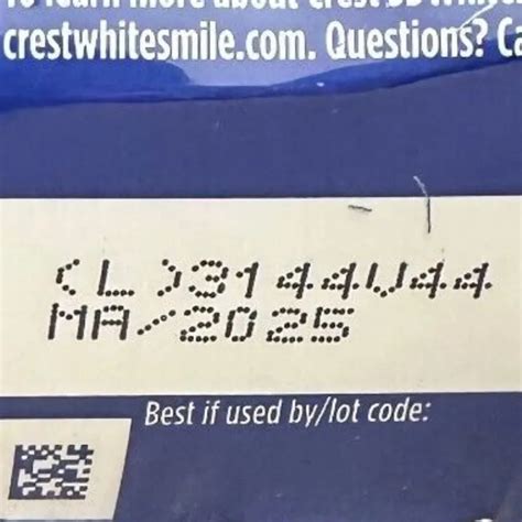 Crest Batch Code Checker Check The Age Of Your Favorite Cosmetics