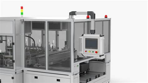 3d Model Automatic Circuit Board Robot Handling And Testing Machine