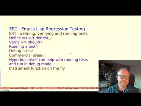 Emacsconf Talk Writing Test Cases For Gnu Hyperbole Lessons Learned