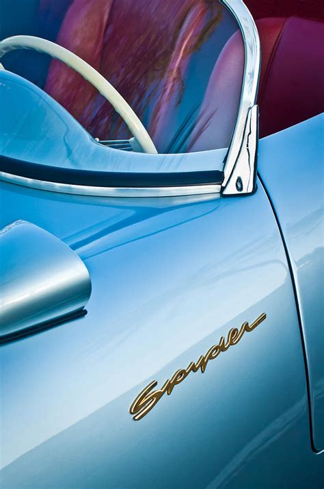 1955 Porsche Spyder Emblem 0045c Photograph By Jill Reger Pixels