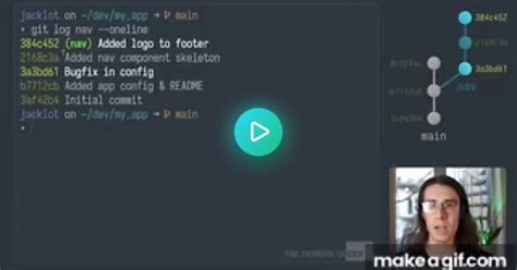 How Did He Copy Two Git Commit Ids From Different Rows And Paste Them Onto The Prompt At The