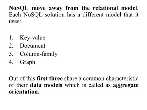 Nosql Databases Intrduction Powerpoint Presentaion Pptx Databases