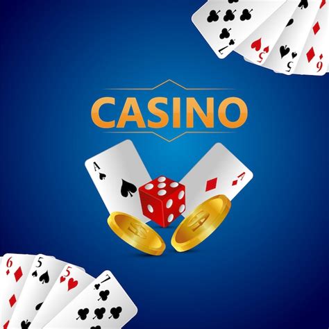 카드 놀이와 칩 카지노 럭셔리 Vip 도박 게임 배너 프리미엄 벡터