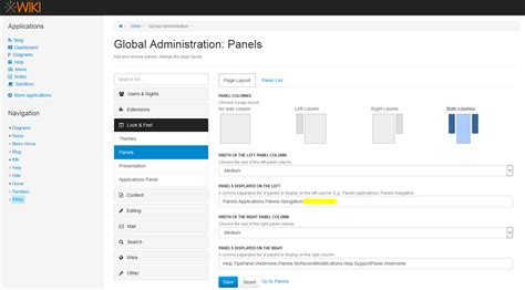 Please Help To Create A Navigation Panel Help Discuss Xwiki Forum