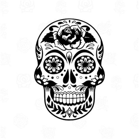 Premium Vector Skull Vector Illustration Day Of The Dead Theme