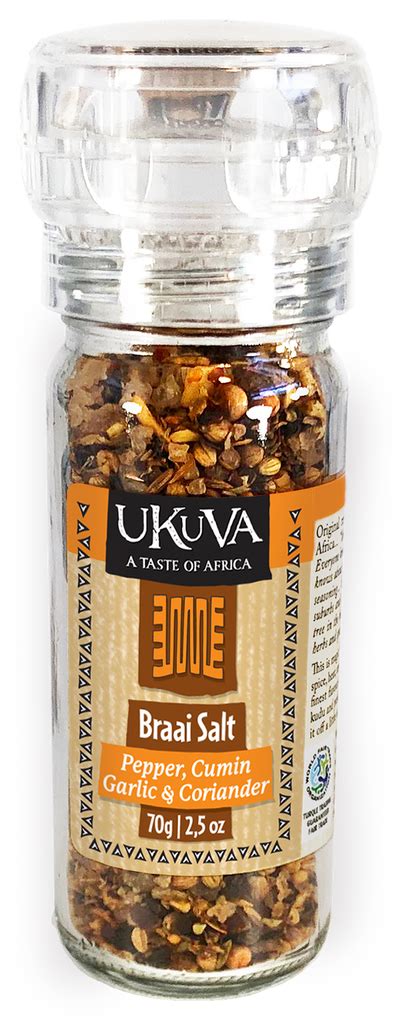 Grinder Braai Salt Ukuva Iafrica Turqle Brands