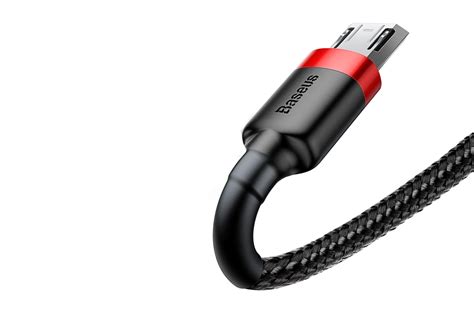 قیمت کابل شارژ باسئوس Type A به Micro Usb مدل Cafule با طول 1 متر