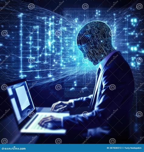 Programmer Working At Their Computer Surrounded By Monitors Displaying Code Generative Ai