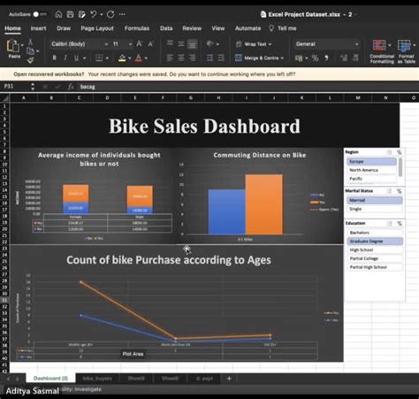 Aditya Sasmal On Linkedin Bikesales Dataanalytics Exceldashboard