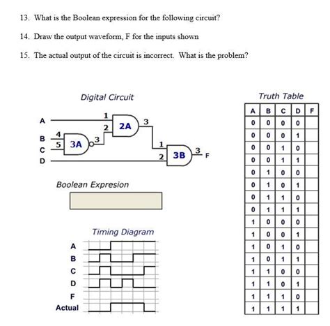 Solved 13 What Is The Boolean Expression For The Following