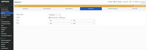 Sophos Firewall Determine Disk Space And Manage Reports