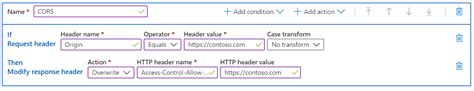 Azure How To Forward Access Control Allow Origin Header From A Web App To A Front Door