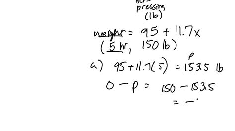 Solvedtwo Variables Are Defined A Regression Equation Is Given And One Data Point Is Given