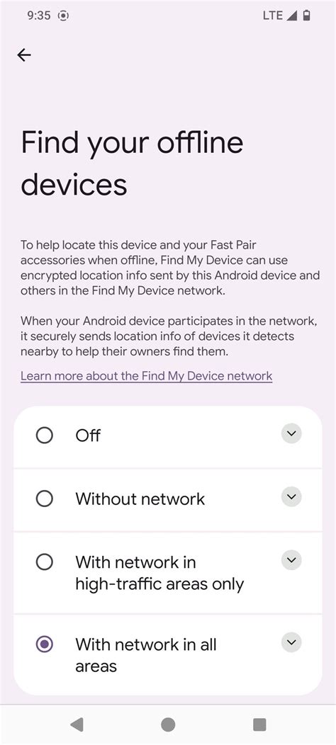 Android Find My Device Network Settings Go Live For Some Users