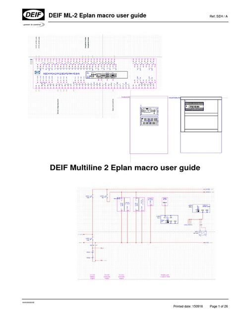 Deif Ml 2 Eplan Macro User Guide Download Free Pdf Programmable Logic Controller Macro
