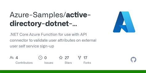 Github Azure Samples Active Directory Dotnet External Identities Api Connector Azure Function