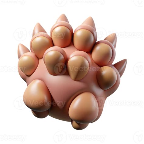 Radiant Signature Photorealistic Hyper Specific Professional Render Of An Isolated Sphinx Paw