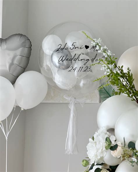 이야 벌룬 파티 별내 풍선 웨딩 화환 연예인 선물 기업풍선 Happy Wedding 💍👰🤵‍♂️ 웨딩 풍선이나 브라이덜샤워 하기 좋은 실버조합의 레터링 풍선