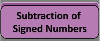 Operations Of Signed Numbers Powerpoint Flashcards Set Of By Alohagems