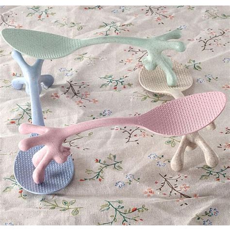 Cartoon Cute Cat Rice Spoon Wheat Straw Vertical S Vicedeal