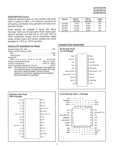 Uc1875 Phase Shift Resonant Controller Unitrode