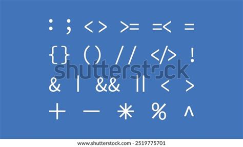 Software Programming Coding Icons Stock Vector Royalty Free 2519775701 Shutterstock