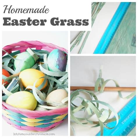 Homemade Easter Grass