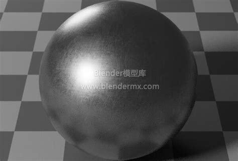 Blender 崭新金属合金材质球纹理贴图下载 Blender模型库