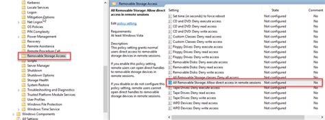 rdp removable device local bitlocker access denied error ercan ese