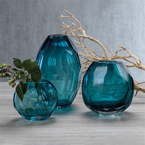 Maya Hand Cut Glass Vases Medium Artofit