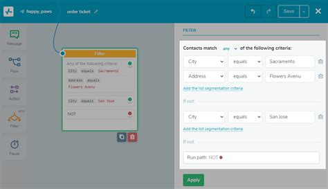 how to create an automated flow for a telegram chatbot sendpulse