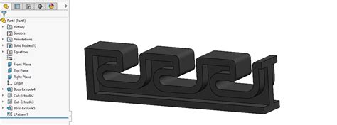 Dynamically Extruding On The Last Instance Of A Pattern Regardless Of How Many R Solidworks