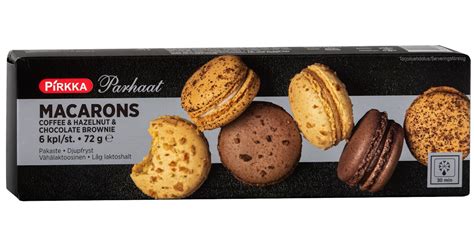Pirkka Parhaat macarons 6kpl/72g pakaste – K-Ruoka