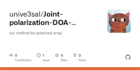 Github Unive3sal Joint Polarization Doa Estimation Our Method For Polarized Array