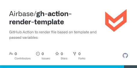 Github Airbasegh Action Render Template Github Action To Render