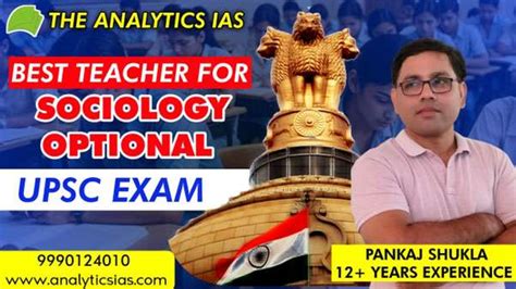 best upsc sociology optional teacher pankaj shukla sir