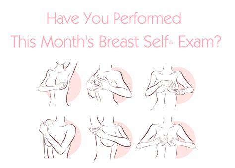Monthly Breast Self Exam Guide Little Silver Herspace Nj
