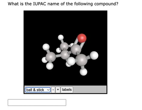Solved What Is The Iupac Name Of Each Of The The