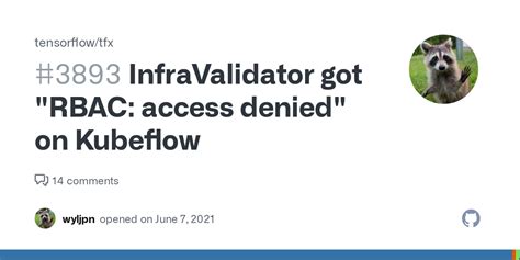 Infravalidator Got Rbac Access Denied On Kubeflow · Issue 3893