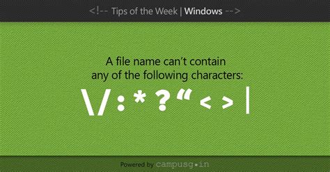 Windows A File Name Can T Contain Any Of The Following Characters Web Design Print