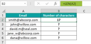 Count Characters In Excel Cell How To Count Formula Examples