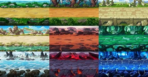 2d scrolling battle backgrounds pack 2d environments unity asset store