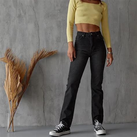 Жіночі джинси кльош прямие палаццо — ціна 950 грн у каталозі Джинси Купити жіночі речі за