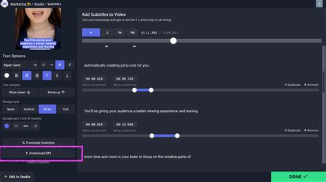 How To Make An SRT File