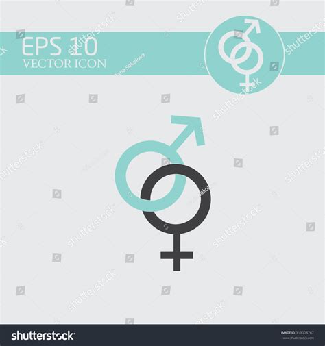 Male Female Sex Symbol Stock Vector Royalty Free 319008767 Shutterstock