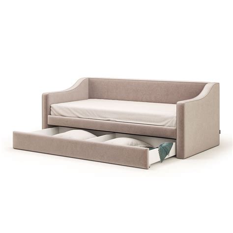 Детская кроватка-диванчик Майк с мягкими подлокотниками