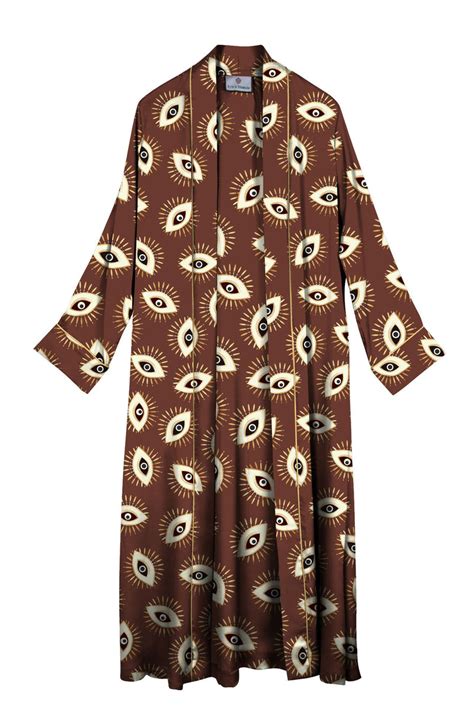 Luxury Robe Dress Womens Dressing Gown Designer Robe Jackets Kyle X Shahida