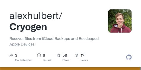 Github Alexhulbertcryogen Recover Files From Icloud Backups And Bootlooped Apple Devices